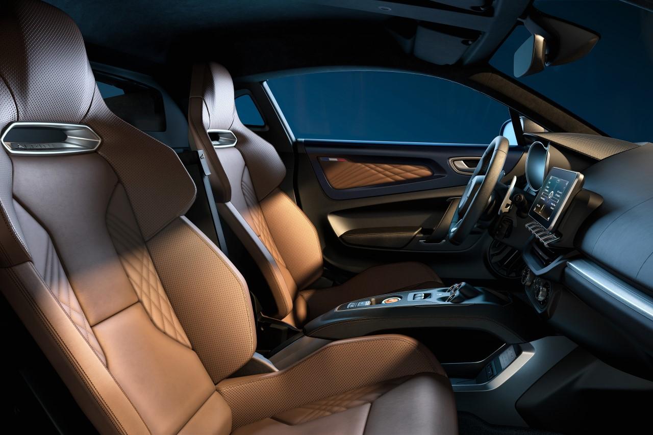 Photo 3 - a110 série limitée légende gt 2021 intérieur marron - Alpine ...