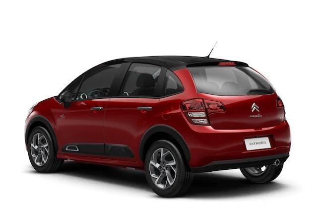 Photo 7 - citroen c3 brésil deuxième génération rouge avec airbumps ...