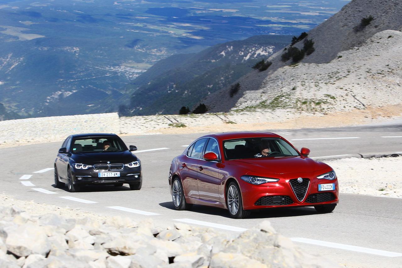 Photo 11 - Essai Alfa Romeo Giulia vs BMW Série 3 : choc au sommet