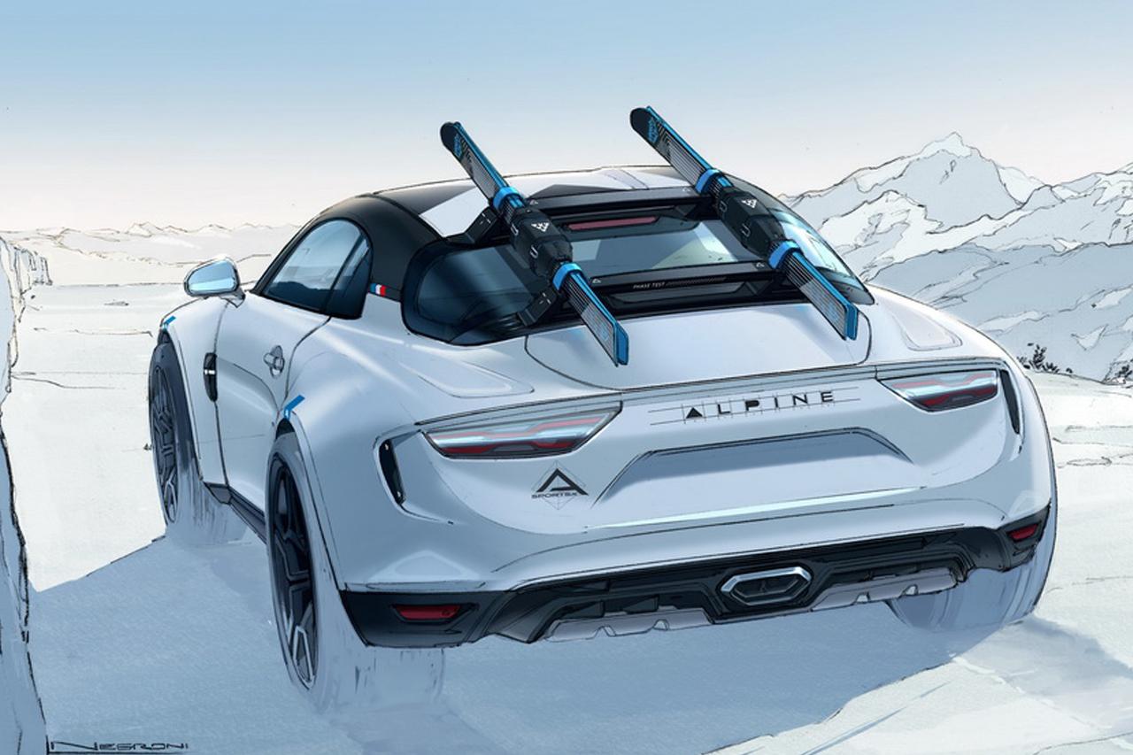 Photo 6 - Alpine A110 Sports X concept sketch design - Alpine A110 ...