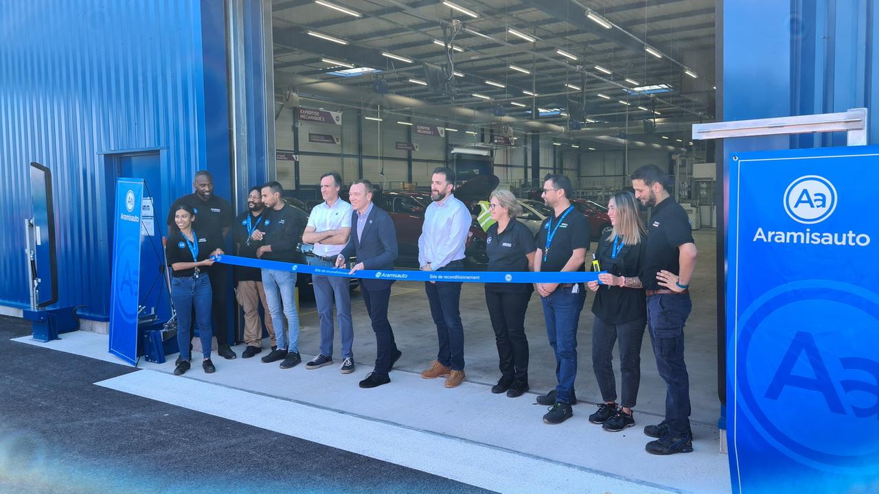 Reconditionnement VO. Aramisauto inaugure son 2e centre en France