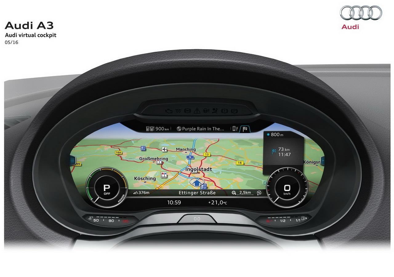 Photo 10 - virtual cockpit de l'audi a3 2016 - Audi A3 2016 : les prix des nouvelles A3, A3 ...