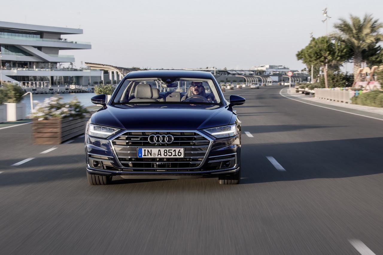 Photo 4 - Audi A8 2017 de face - Essai Audi A8 (2017) : le luxe ne ...