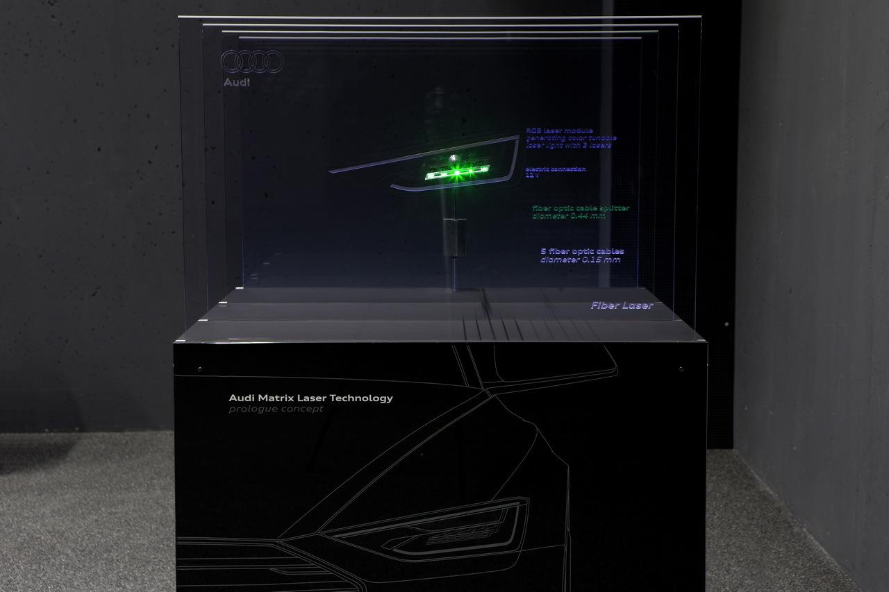 Diaporama et photos - Audi met en lumière l'éclairage laser matriciel ...