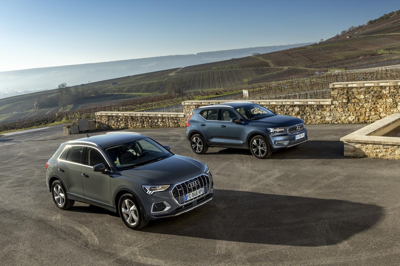 Audi Q3 35 TDI quattro vs Volvo XC40 D3 AWD : le match des SUV premium