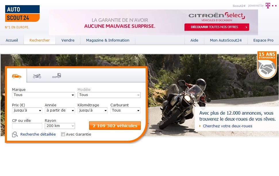 Autoscout24.fr rejoint Motors Régie