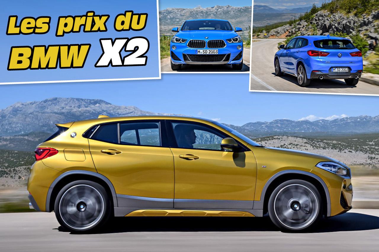 Prix BMW X2 : les tarifs et les équipements du nouveau X2
