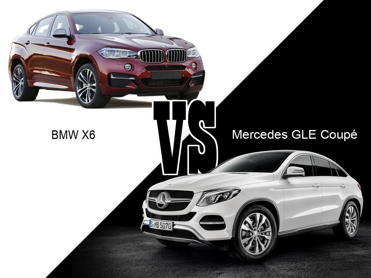 Mercedes GLE Coupé VS BMW X6 : le match des coupés SUV