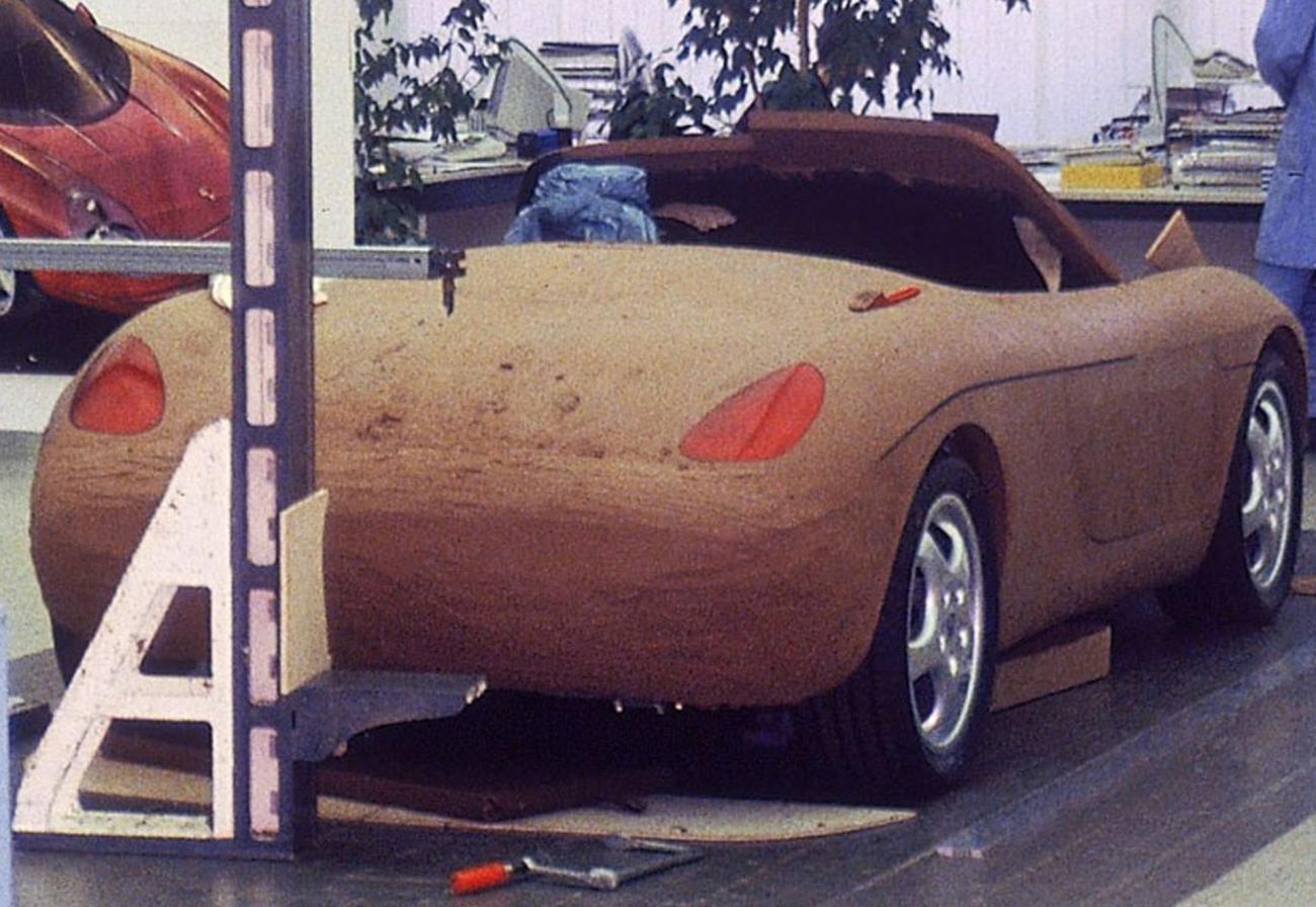 Photo 4 - maquette clay Porsche Boxster première génération - Porsche ...