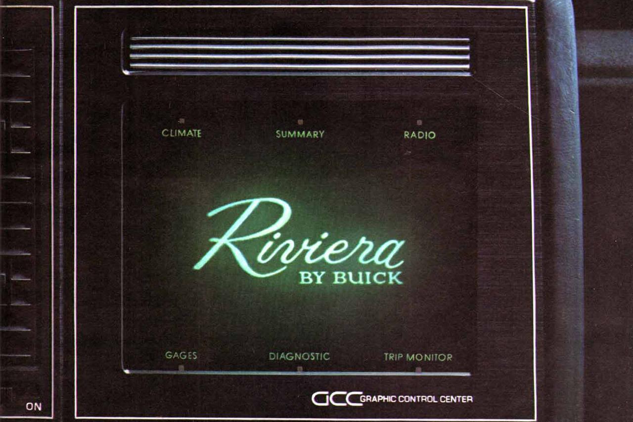 Photo 3 - buick riviera 1986 ecran tactile - Il y a 30 ans sortait la ...