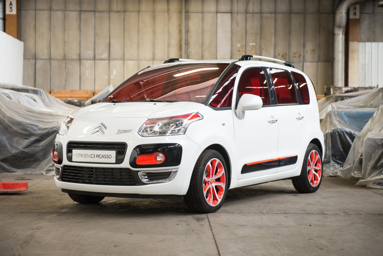 Photo 5 - Citroën C3 Picasso Salon de Paris 2008 concept car blanc ...