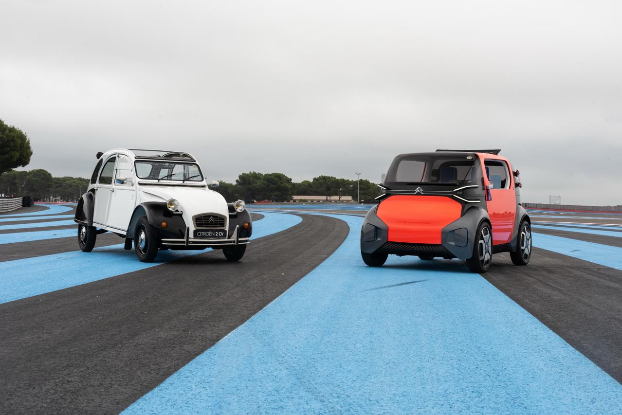 Photo 2 - citroën 2cv ami one - Citroën Ami One électrique : la version ...