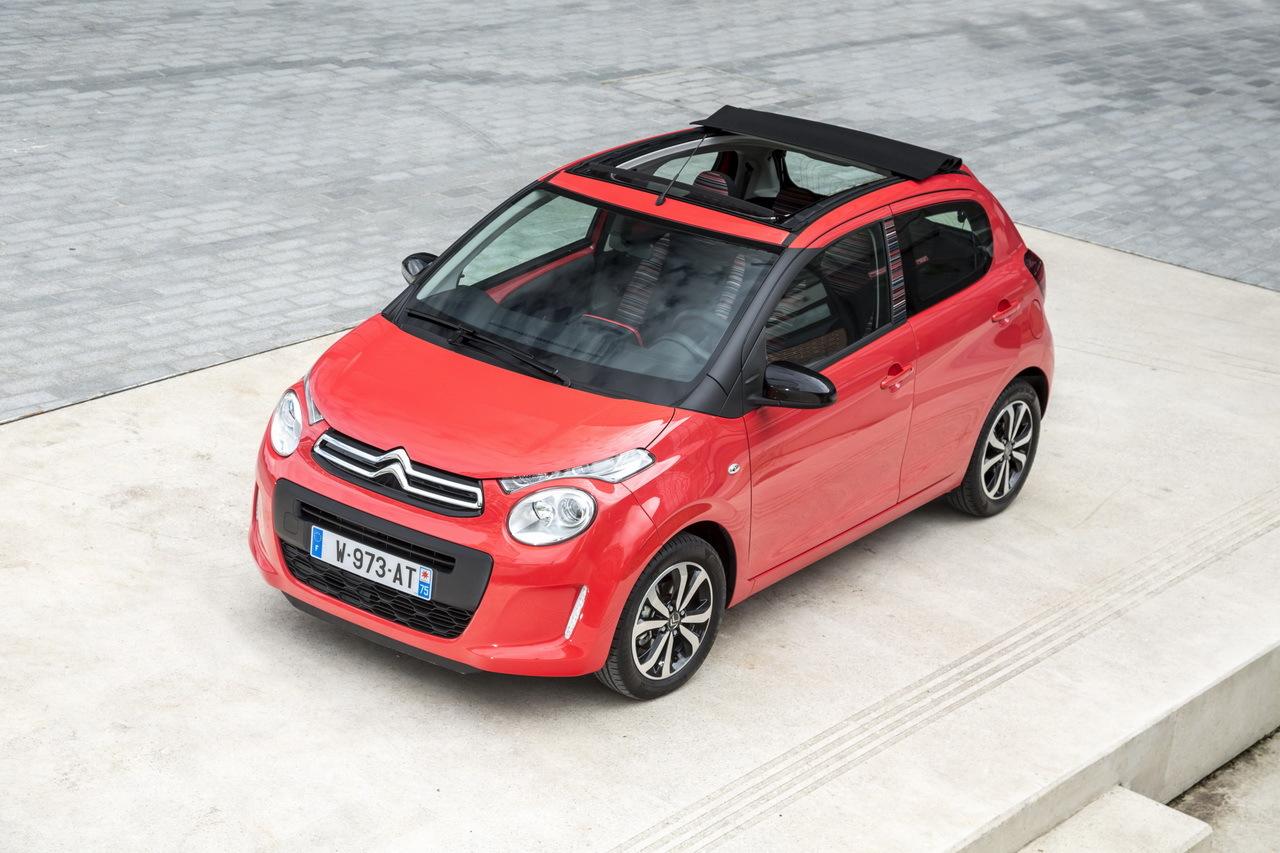 Photo 3 - citroen c1 airscape rouge - Citroën C1 Mentos : une série ...