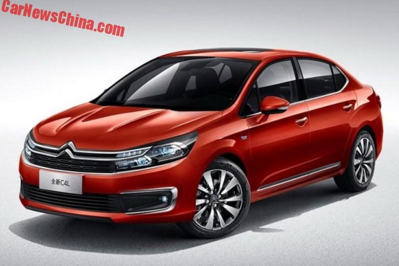 Citroën C4L restylée : la C4 à coffre pour la Chine