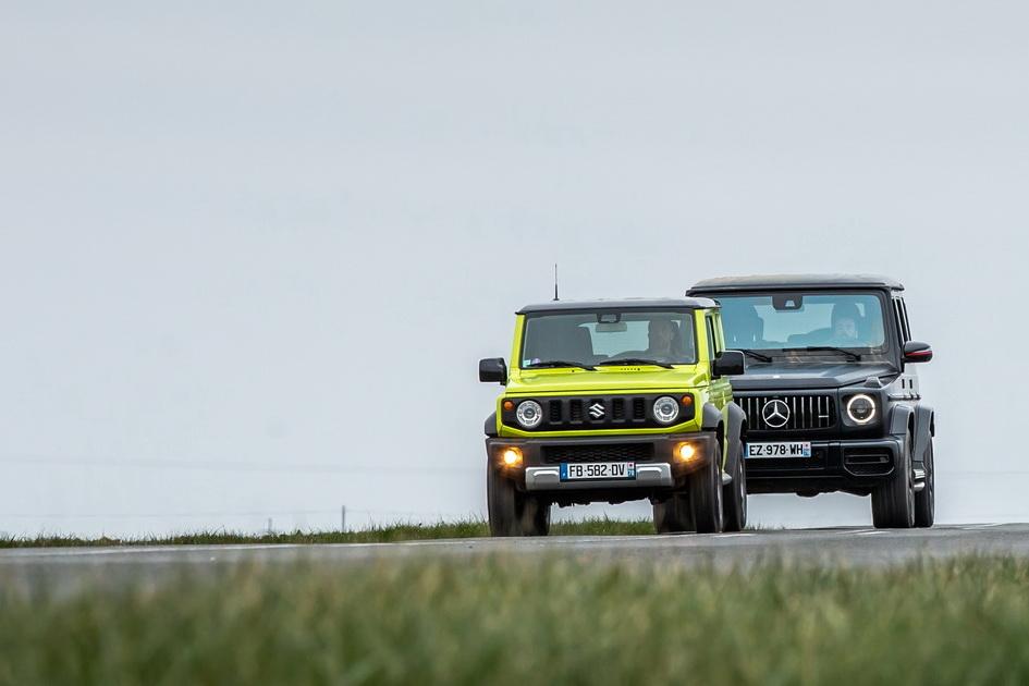 Photo 26 - Suzuki Jimny Mercedes Classe G 63 AMG - Duel entre le Suzuki ...