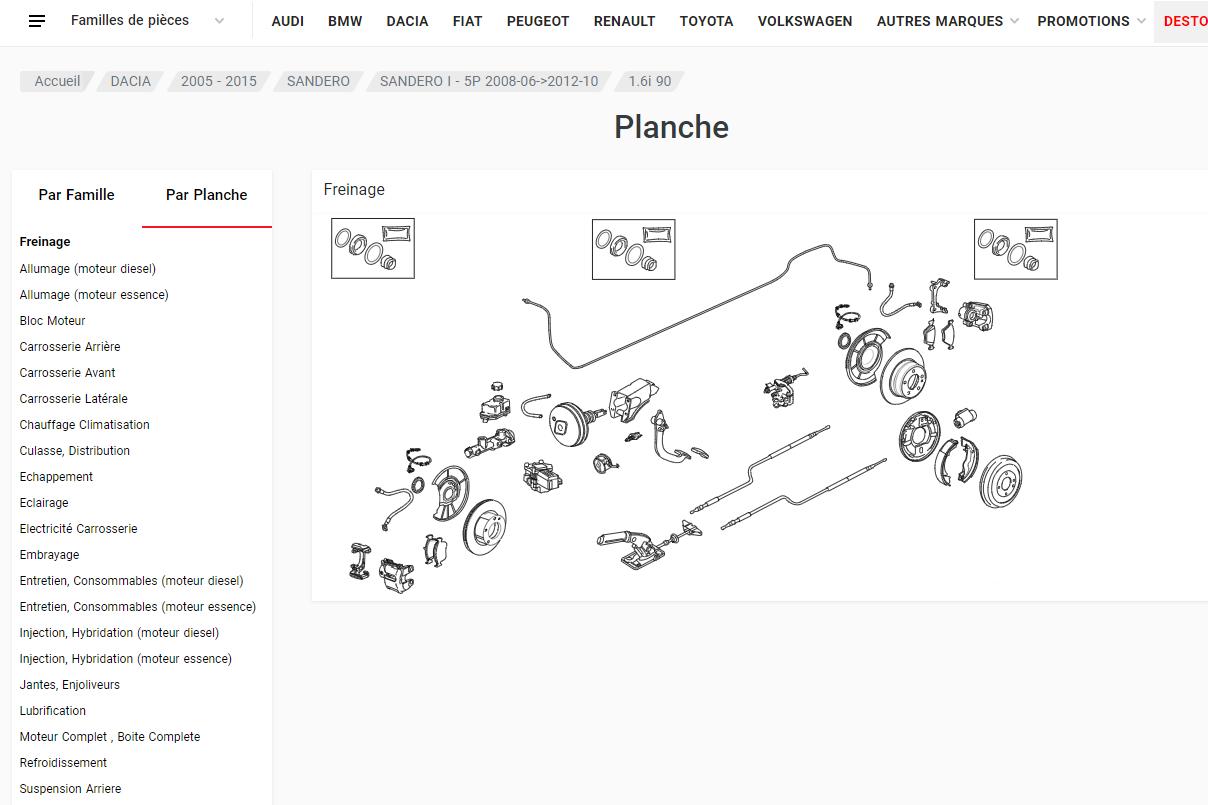 Photo 3 - click and parts schéma - Pièces détachées. Un site déstocke ...