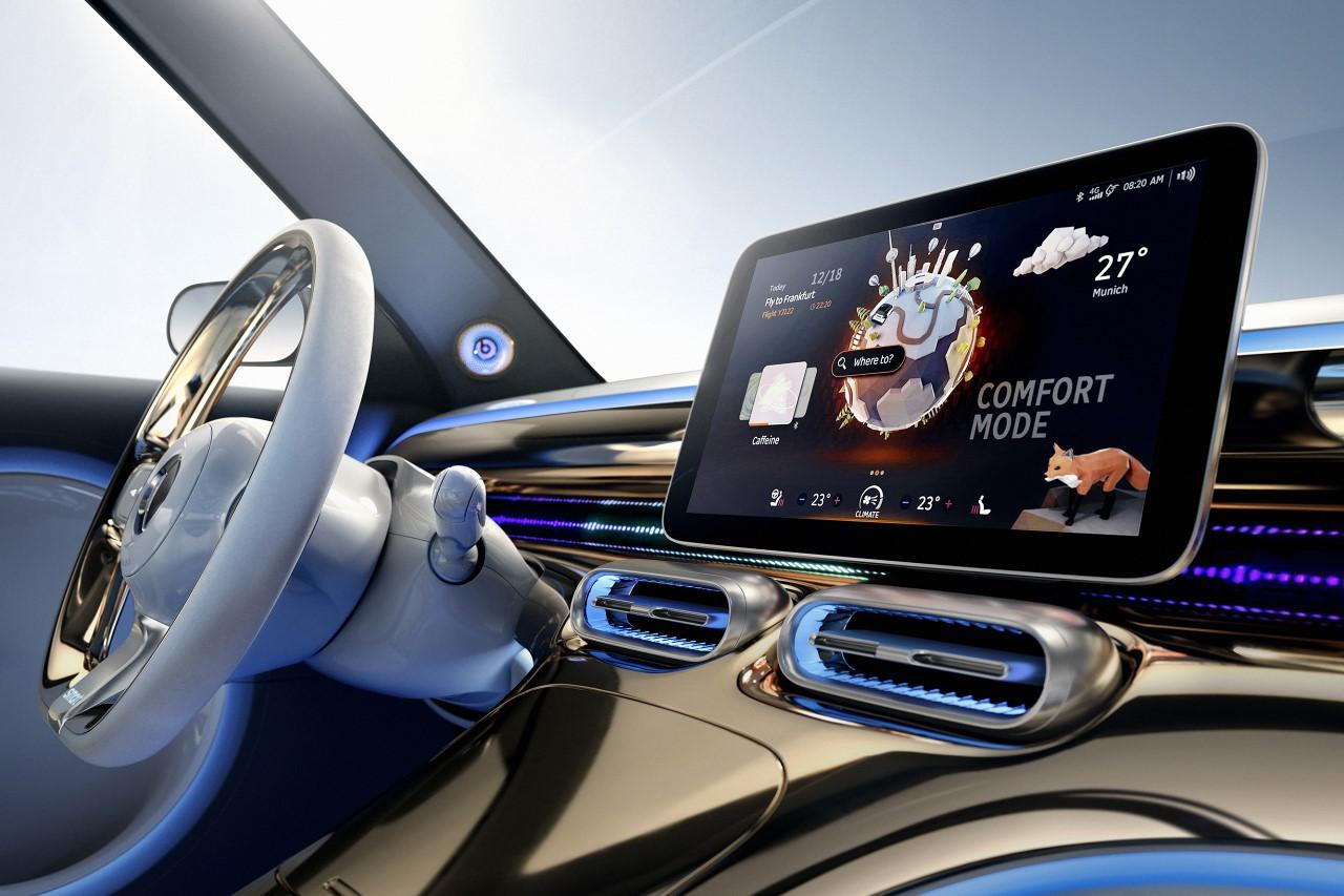 Photo 6 - Smart SUV Concept écran - Smart SUV (2023). Début des essais ...