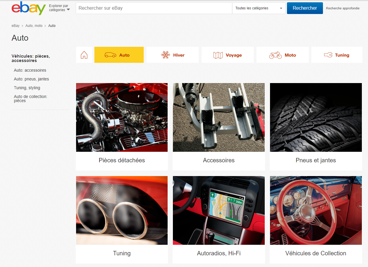 eBay vend une pièce détachée toutes les 23 secondes en France