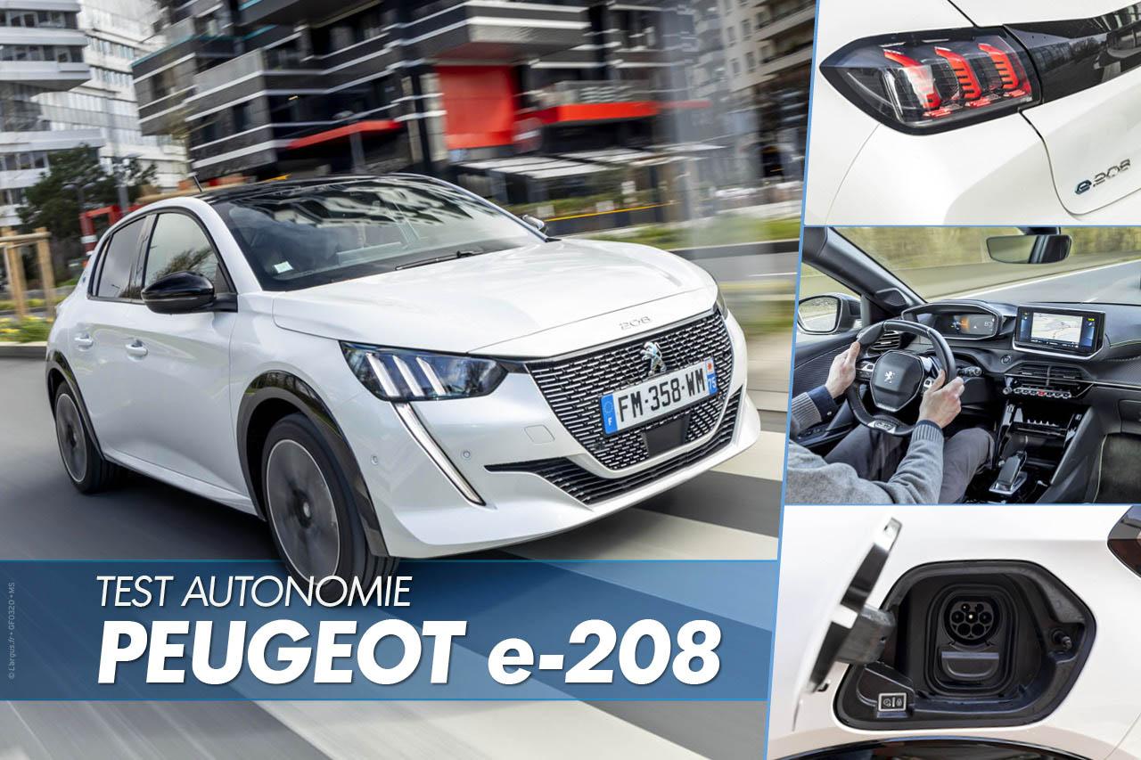Essai Peugeot e-208 : quelle autonomie réelle pour la 208 électrique