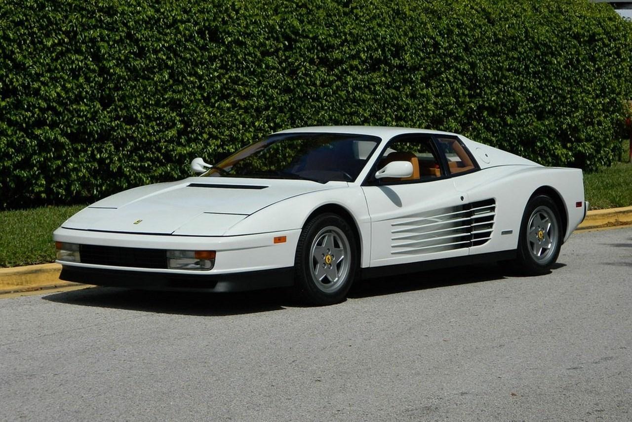 La Ferrari Testarossa blanche du Loup de Wall Street est à vendre