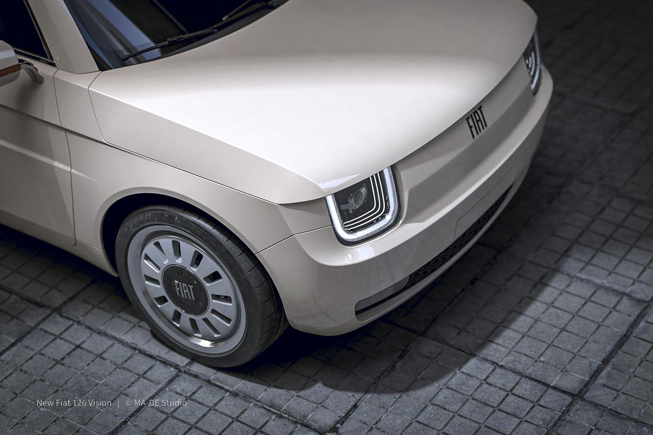 Photo 10 - fiat 126 2020 ma-de studio - La Fiat 126 renaît grâce à un ...