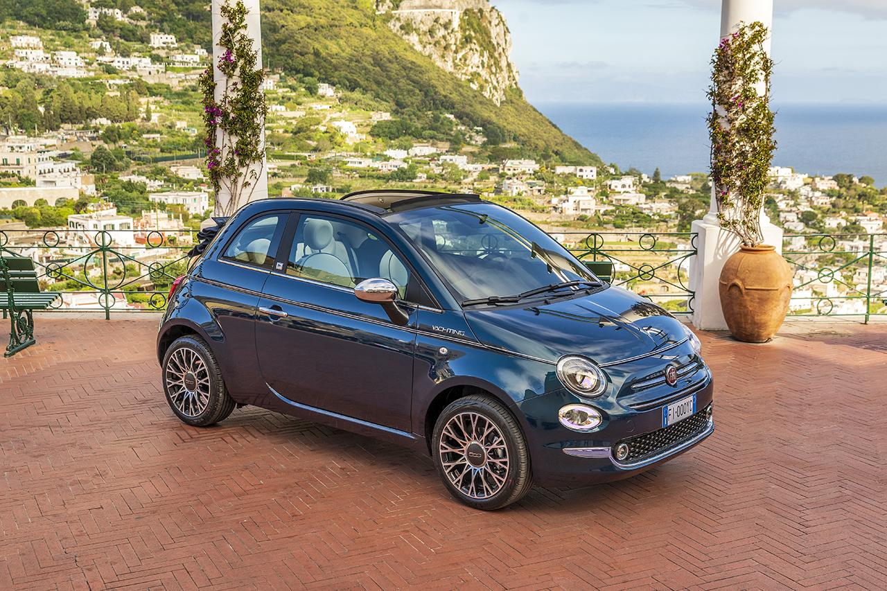 Diaporama et photos - Fiat 500C Yacht Club Capri (2021). Le cabriolet ...