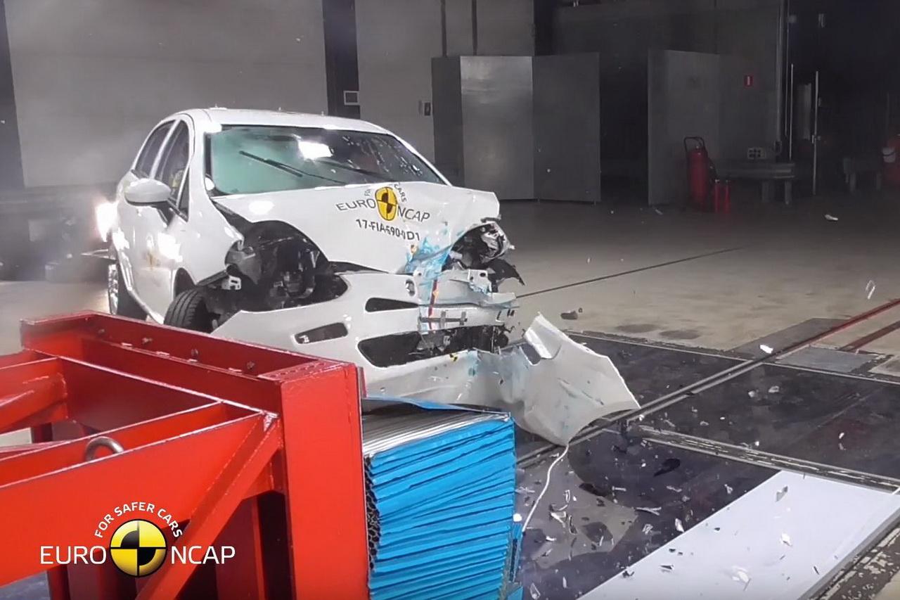 Fiat Punto : aucune étoile au crash-test Euro NCAP 2017 [VIDEO]