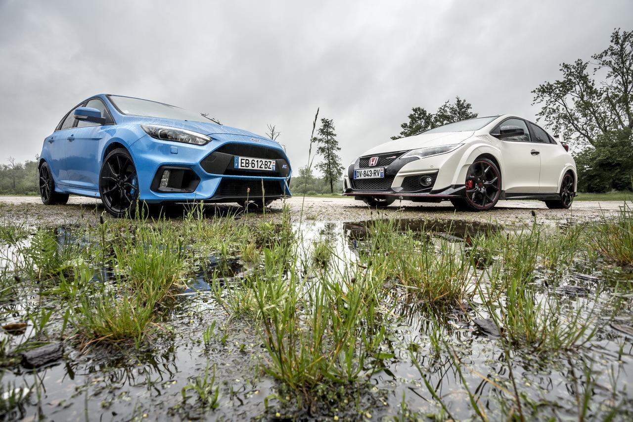 Photo 33 - Essai comparatif : Focus RS vs Civic Type R, le match des ...