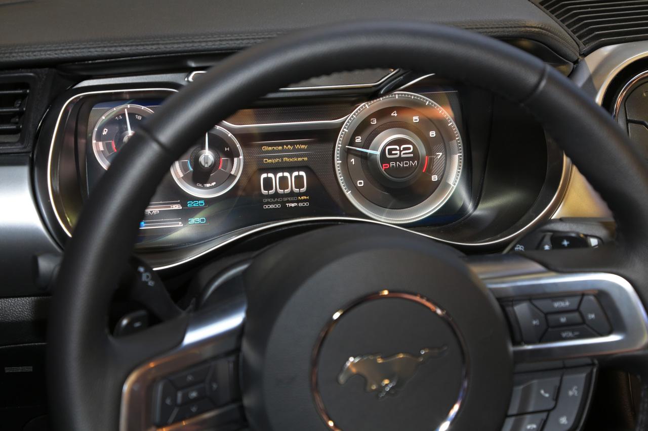 CES 2016 : La Ford Mustang s'offre un cockpit virtuel, merci Delphi