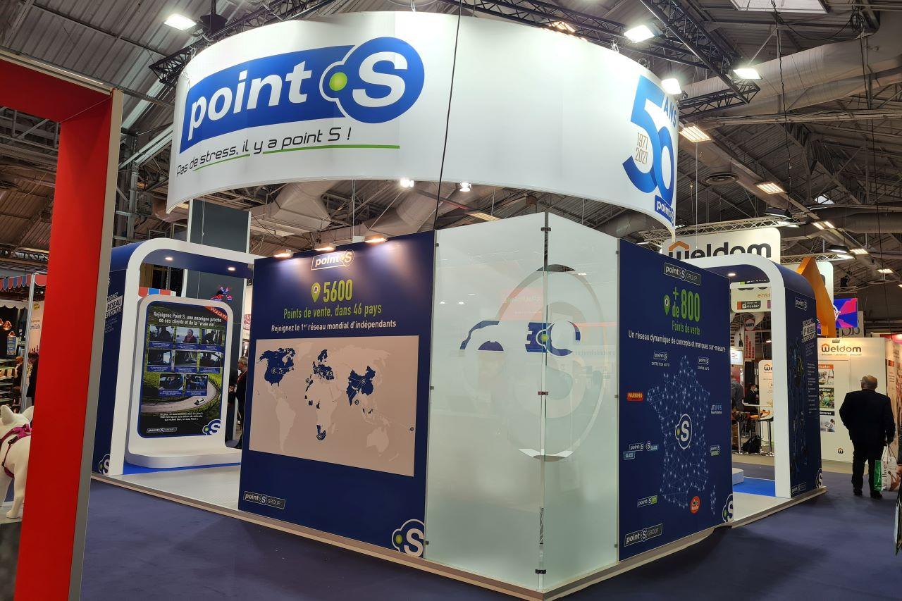 Photo 4 - Le stand Point S au salon Franchise Expo 2021 - Salon de la ...