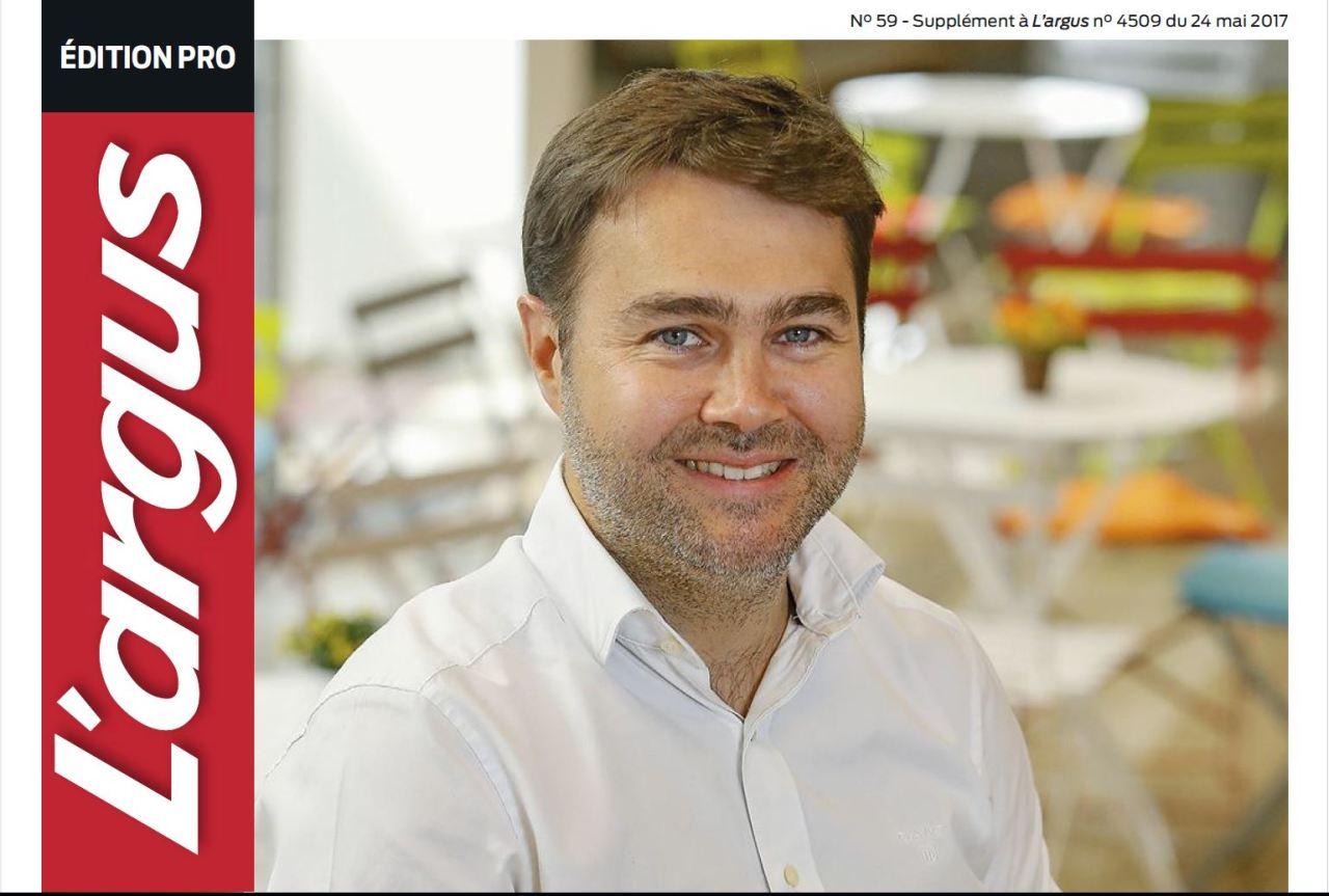 Frédéric Mazzella, président de Blablacar dans L'argus