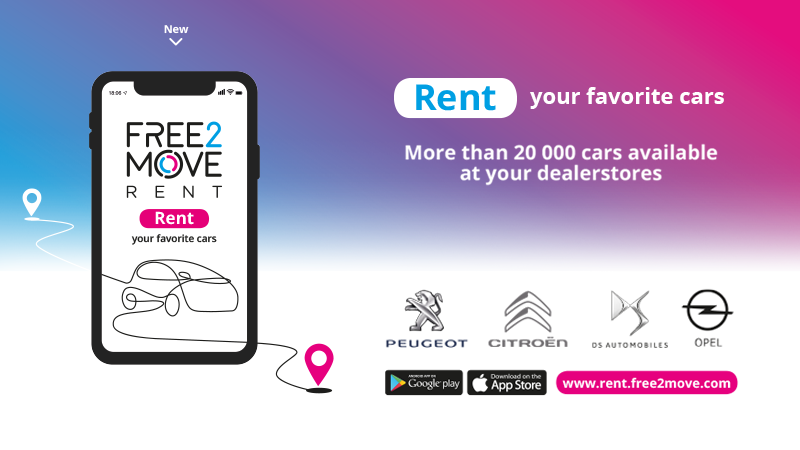 Diaporama et photos - Free2move Rent, le nouveau service de location de courte durée de PSA | L ...