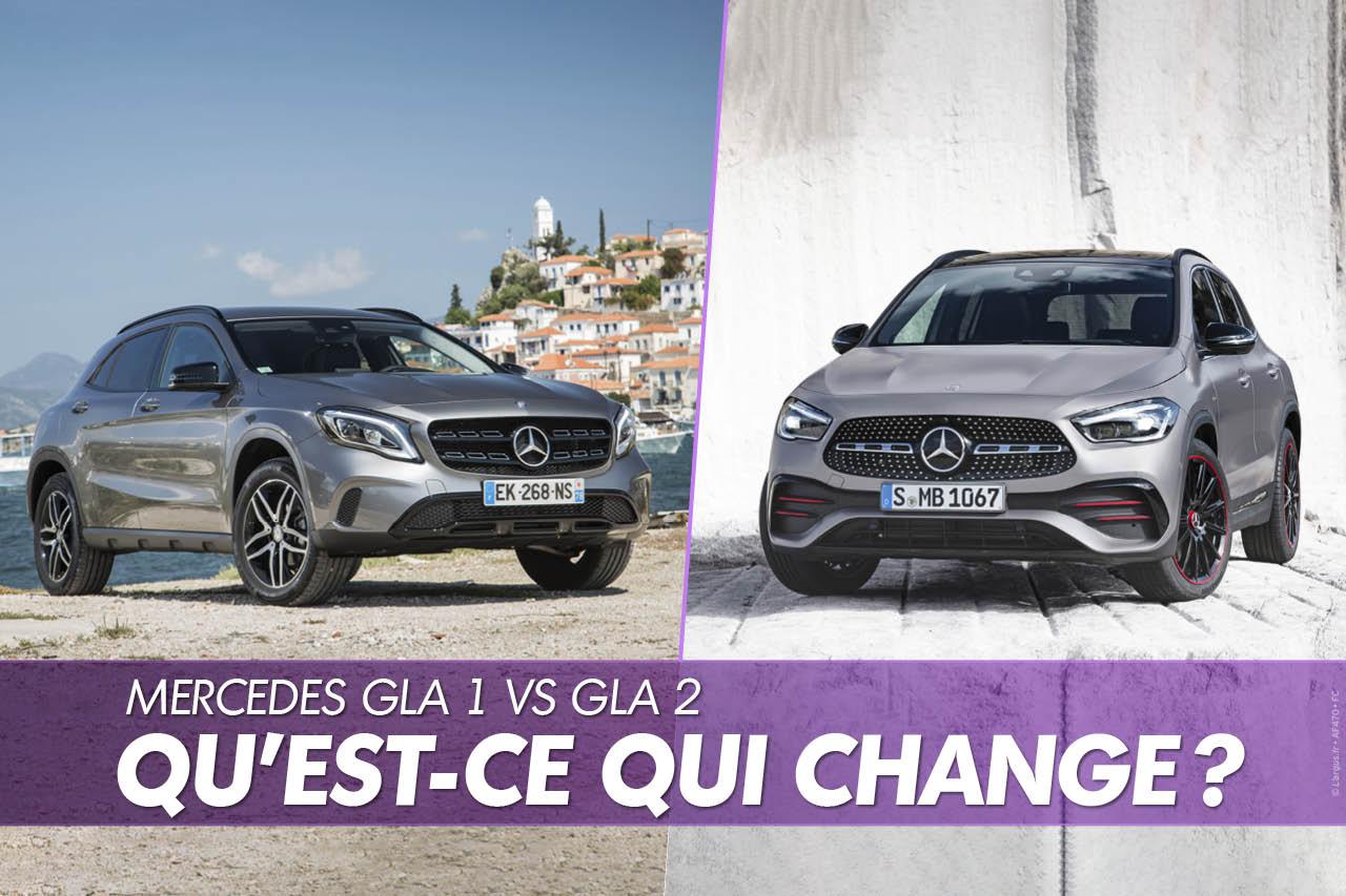Mercedes GLA 1 vs GLA 2 : qu'est-ce qui change
