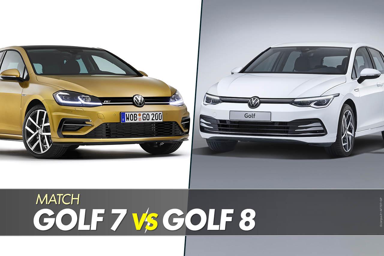 Diaporama et photos - Volkswagen Golf 7 vs Golf 8 : plus différentes qu ...