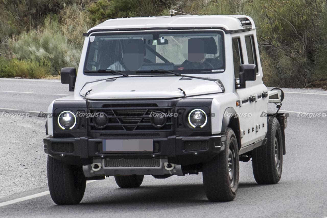 Photo 4 - Ineos Grenadier pick-up spyshot feux - Ineos Grenadier pick ...