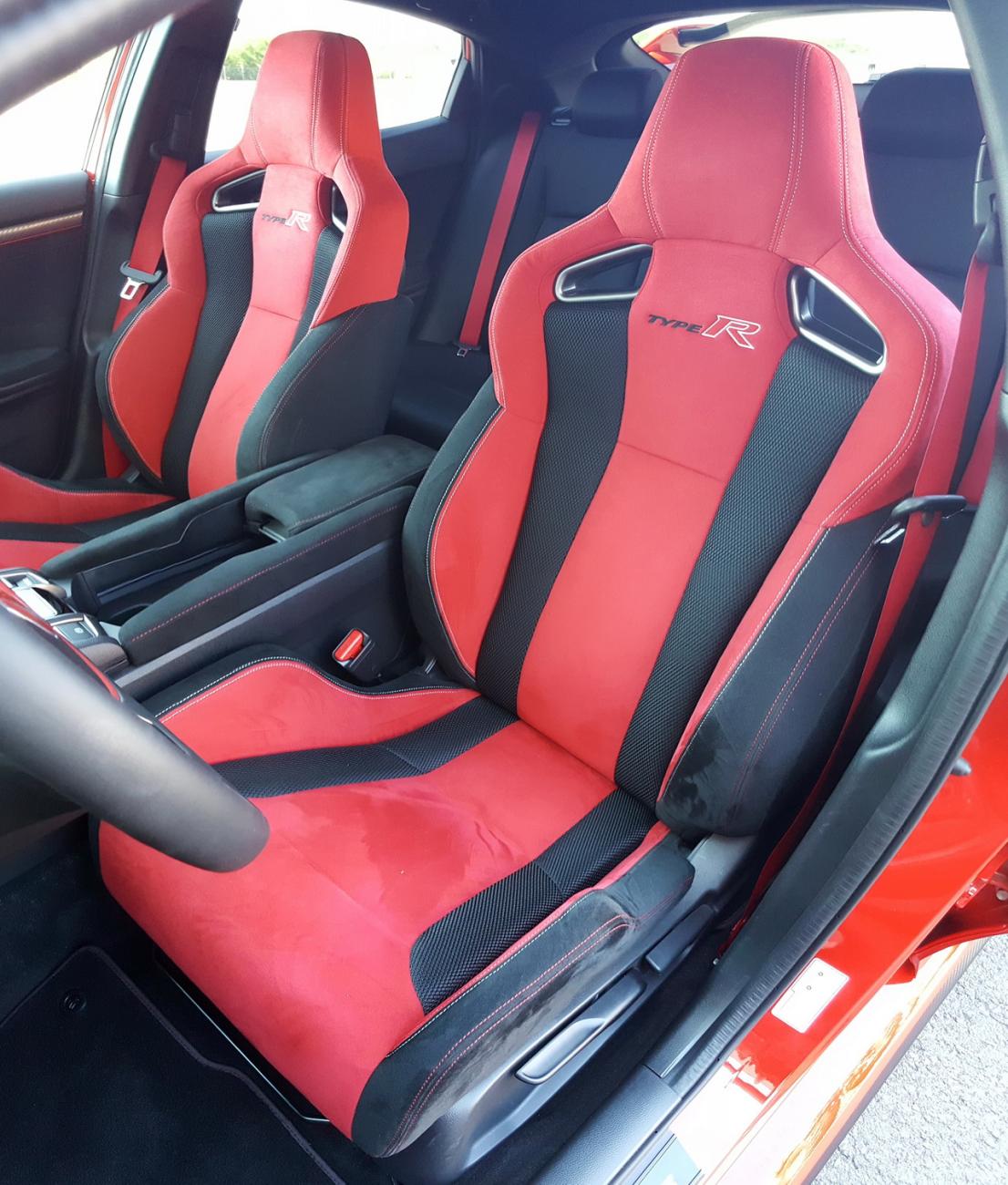 Photo 55 - Honda Civic Type R 2017 rouge essai siège baquet - Essai ...