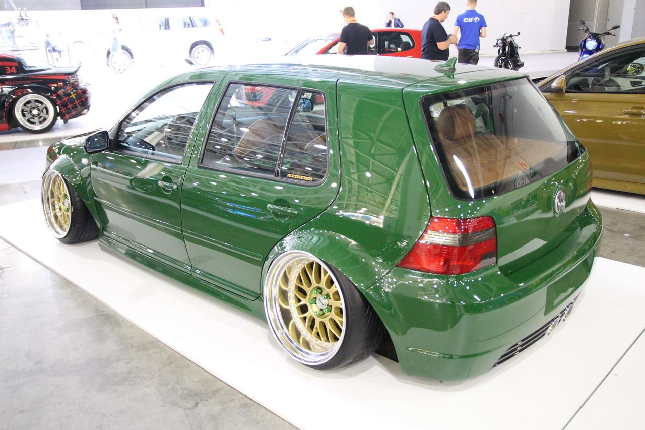 Photo 21 - Volkswagen Golf 4 tuning salon de Moscou 2018 tuning verte ...