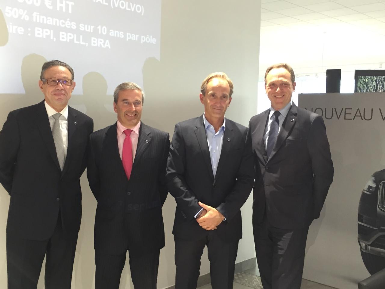 Photo 9 - Vulcain_Volvo_presidents - Le groupe Vulcain inaugure sa ...