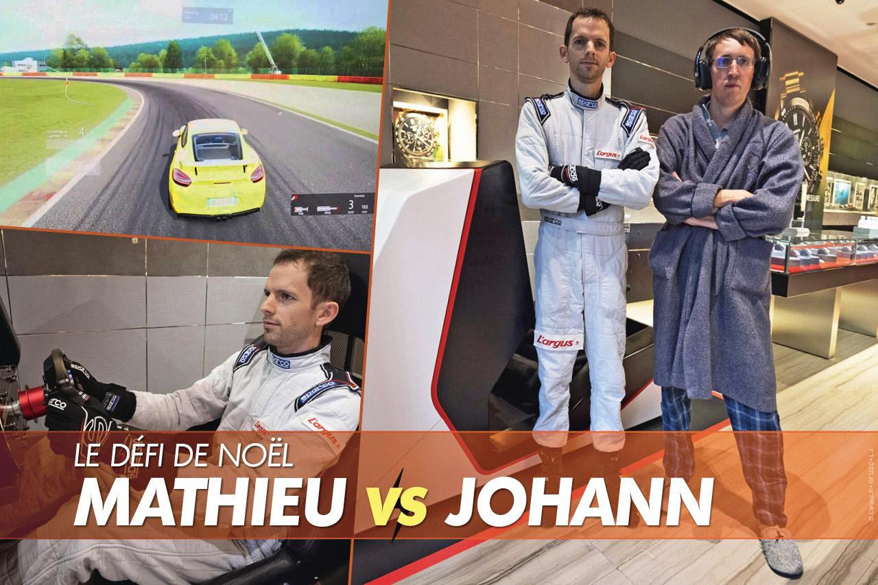 Duel de noël : le pilote de L'argus affronte le "simracer"