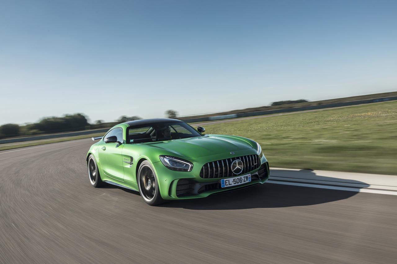 Photo 48 - Mercedes-AMG GT vert - Essai Audi R8 RWS : notre avis sur la ...