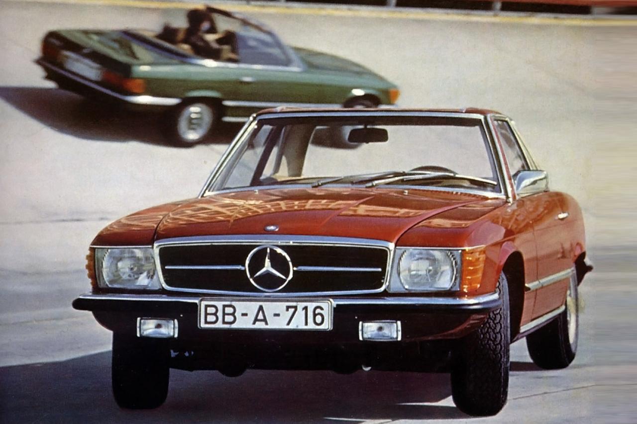 Photo 16 - Mercedes SL R107 (1971) - Les voitures allemandes qui fêtent ...