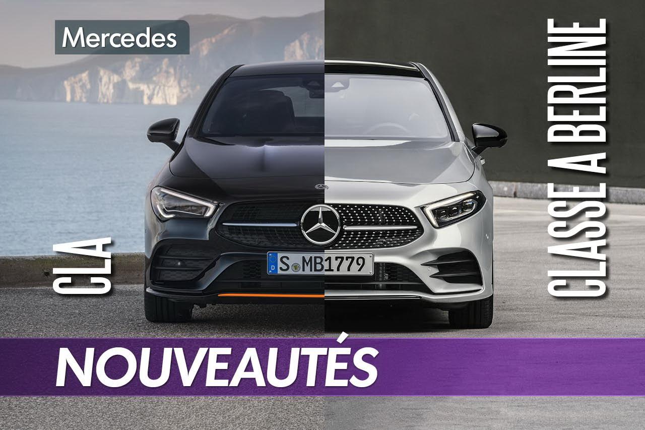 Mercedes CLA vs Classe A Berline : quelles sont les différences