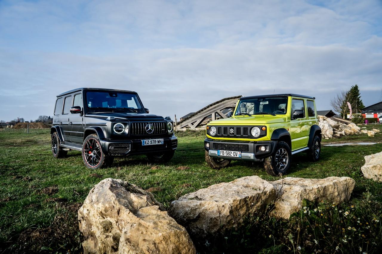 Diaporama et photos - Suzuki Jimny vs Mercedes Classe G : les ...