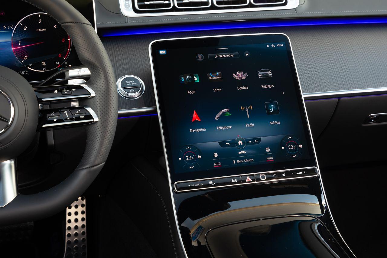 Photo 17 - COnsole centrale de la nouvelle Classe S - Essai Mercedes ...