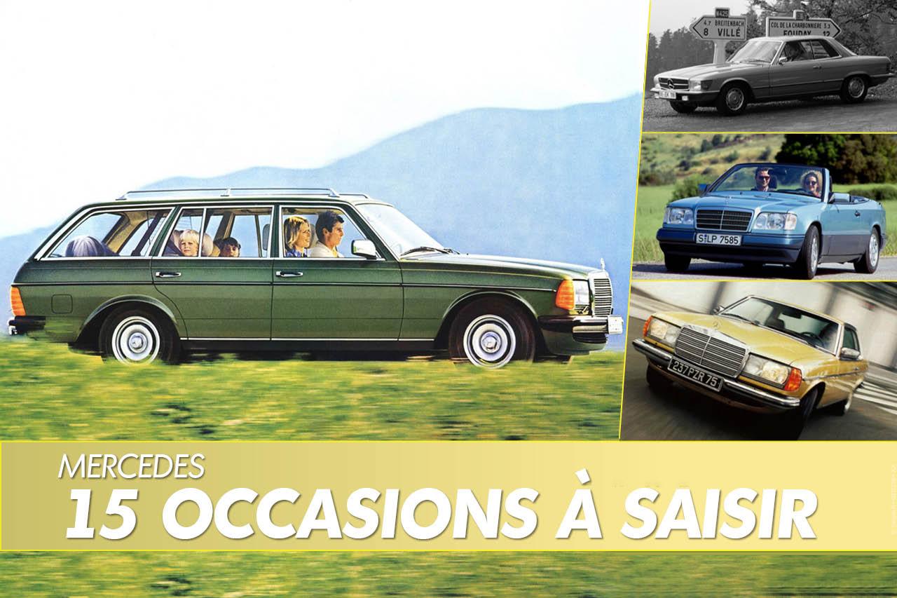 Mercedes occasion. 15 modèles anciens qui valent le détour