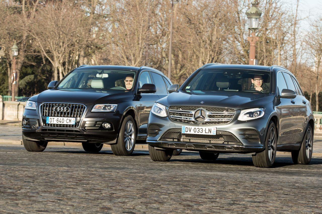 Diaporama et photos - Essai comparatif (2016) : le Mercedes GLC défie l'Audi Q5 | L'Argus