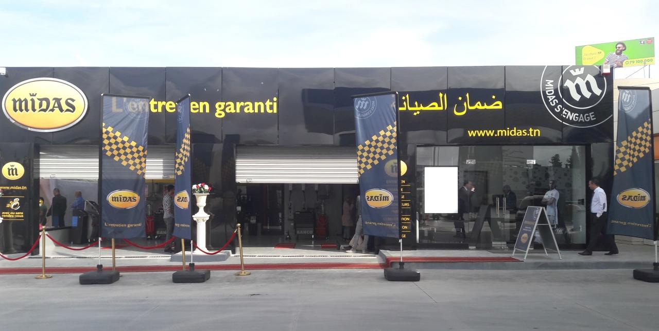 Midas s'installe en Tunisie