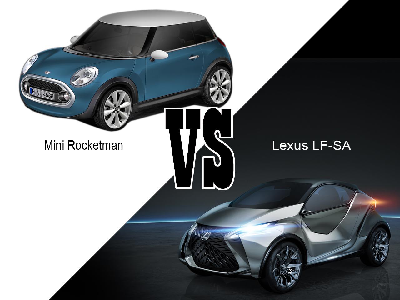 Mini Rocketman VS Lexus LF-SA : le match des « minis » citadines chics