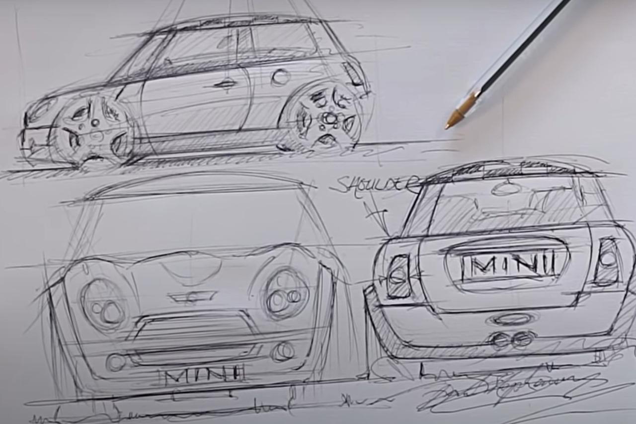 Diaporama et photos - Découvrez comment a été dessinée la Mini du 21e ...