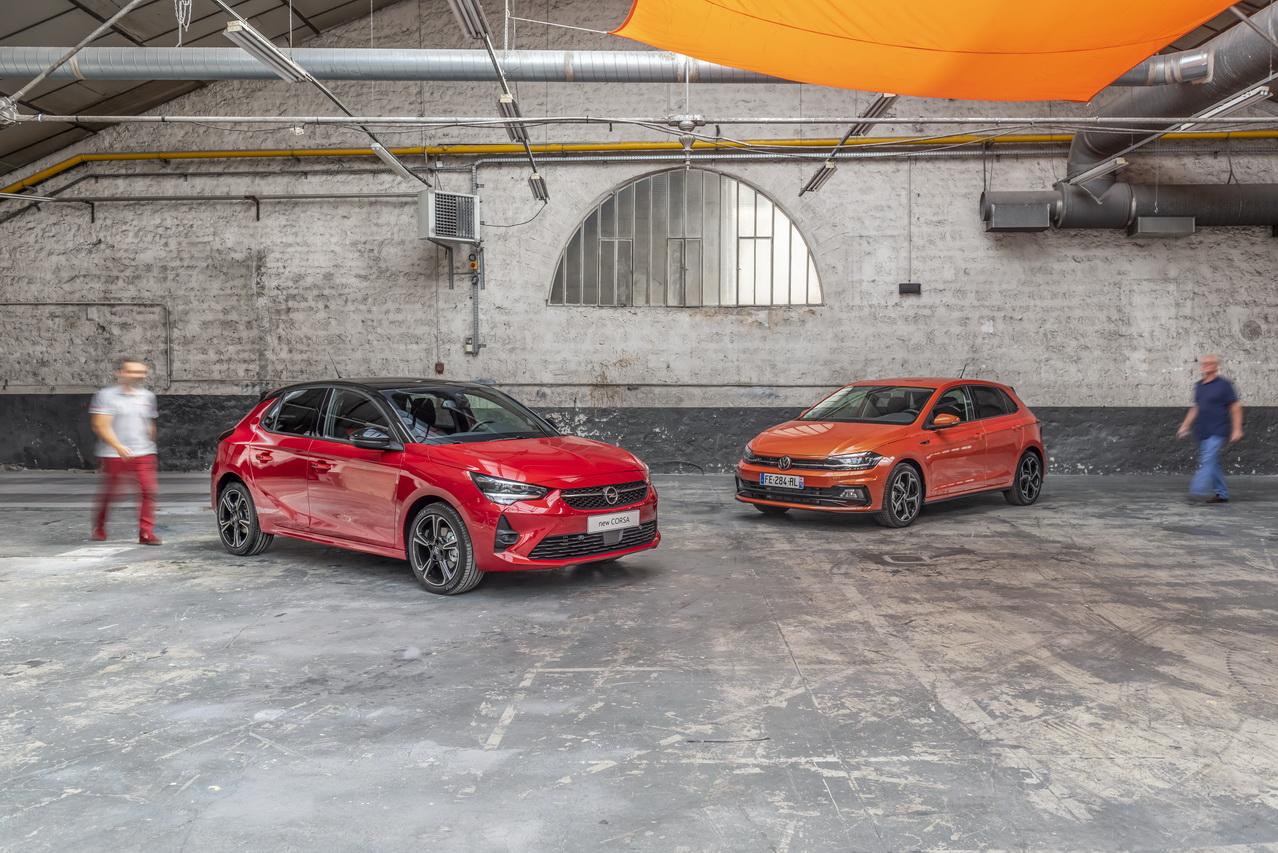 Diaporama et photos - Opel Corsa 2019 vs Volkswagen Polo : premier ...
